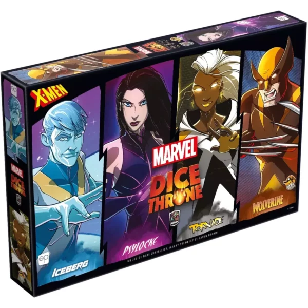 Marvel Dice Throne [FR]- Iceberg/Psylocke/Storm/Wolverine | Plato Magazine